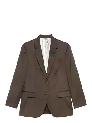 BRUNELLO CUCINELLI Single-Breasted Blazer