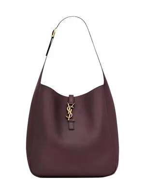 Saint Laurent Saint Laurent Le 5 À 7 Slouchy Leather Shoulder Bag Red