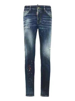 Dsquared2 Logo-patch Jeans - Blue