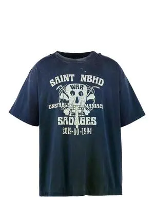 NEIGHBORHOOD Cotton T-shirt - Navy