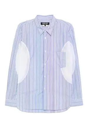 Comme Des Garçons Panelled Shirt - Blue