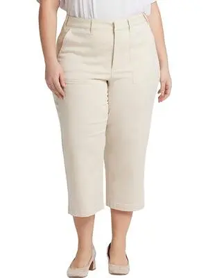 NYDJ Stretch Twill Utility Pants - White Creek