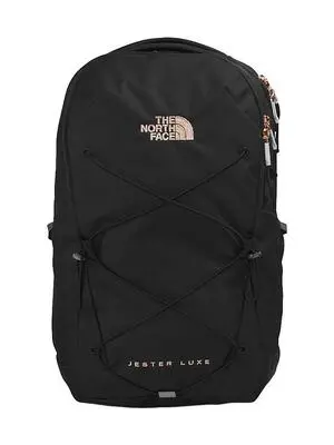 The North Face Jester Luxe Backpack - Tnf Black/burnt Coral Metallic