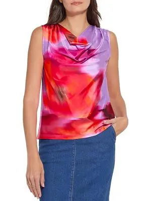 Lyssé Rosario Draped Top - Floating Floral