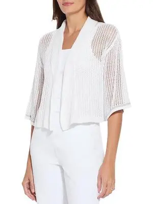 Lyssé Elera Mesh Cardigan - Off White