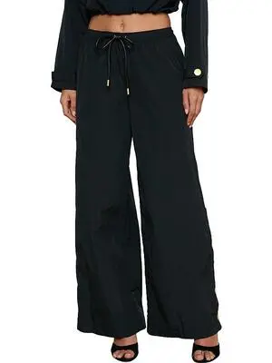 L'Agence Valkyrie Snap Side Pants - Black