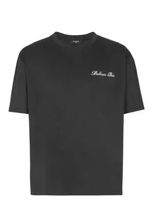 Balmain Signature T-shirt - Black