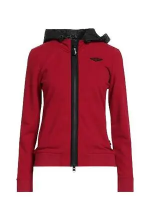 AERONAUTICA MILITARE Fleece Zip-up Hoodie - Red