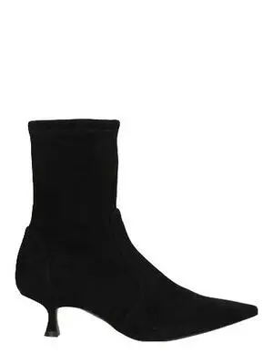 STUART WEITZMAN Ankle Boots In Leather - Black