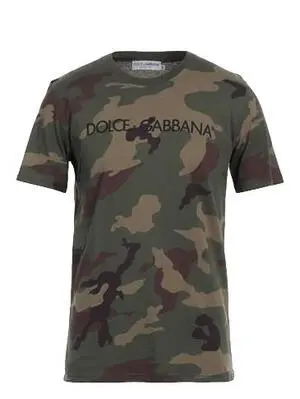 Dolce & Gabbana T-shirt Military Size Cotton - Green