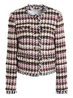 SHIRTAPORTER Tweed Bouclé Jacket - Brown