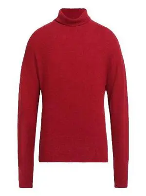 FILIPPO DE LAURENTIIS Turtleneck Knit Top - Red