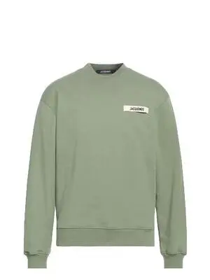 Jacquemus Organic Cotton Fleece Sweatshirt - Green