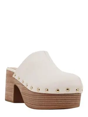 SHU SHOP Gigi Platform Clogs Bone