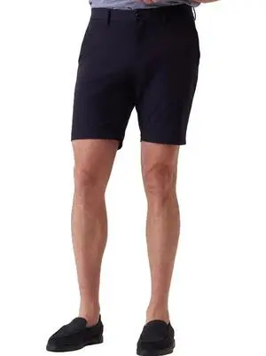 DEKE Oasis SST Techno Sateen Bermuda Shorts Black Navy