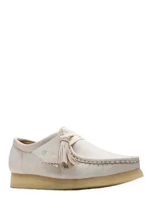 Clarks Wallabee Chukka Boot White Leather