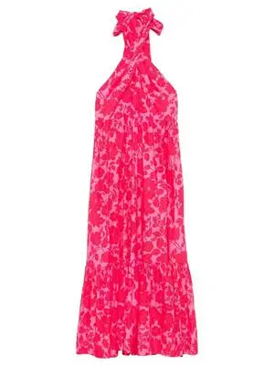 Heidi Klein Fairhaven Midi Dress - Pink