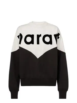 MARANT ETOILE Houston Cotton-blend Sweatshirt - Black