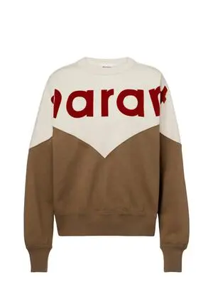 MARANT ETOILE Houston Cotton-Blend Jersey Sweatshirt Multicoloured