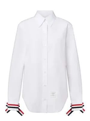 Thom Browne Cotton Poplin Shirt - White