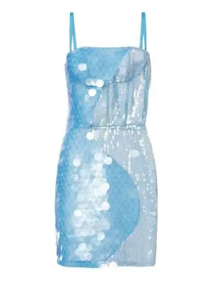 NENSI DOJAKA Sequined Minidress - Blue