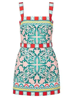 Dolce & Gabbana Taormina Printed Minidress - Multicoloured