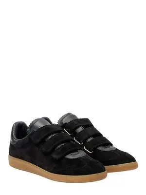 Isabel Marant Beth Suede Sneakers - Black
