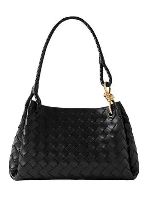 BOTTEGA VENETA Bottega Veneta Parachute Medium Intrecciato Shoulder Bag