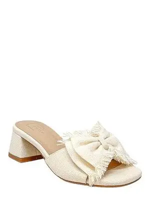 SHU SHOP Francesca Block Heel Sandal - Bone