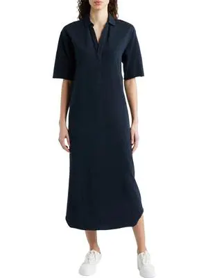 Frank & Eileen Emma Johnny Collar Maxi Dress - British Royal Navy