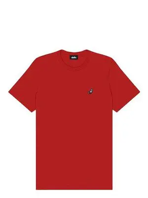 DALIX Mens Pigeon Jersey Tee Red
