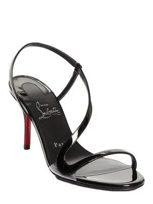 CHRISTIAN LOUBOUTIN Rosa Z Slingback Sandal - Black/black