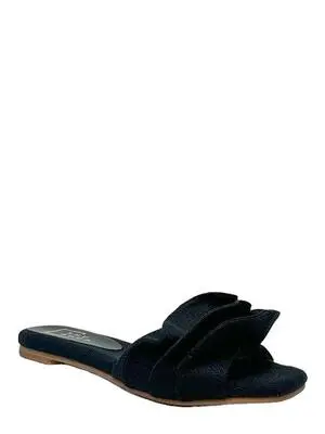 SHU SHOP Daisy Slide Sandal - Black