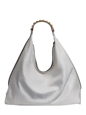 Donna Karan New York Large Hobo With Gold-tone Hardware - Brillant White