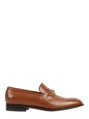 Gucci Interlocking G Chain Loafer - Brown