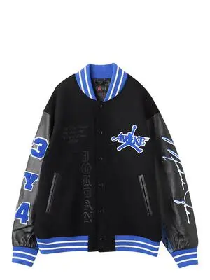 JORDAN Varsity Jacket - Black