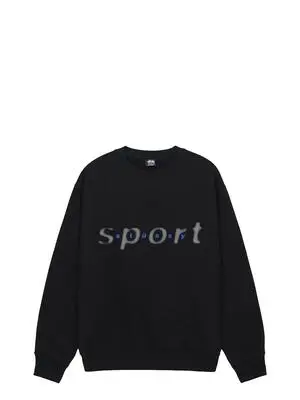 StÜssy Dot Sport Crew Sweatshirt Black