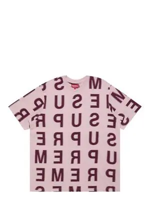 Supreme Intarsia Short-sleeve Top 'pink' Pink