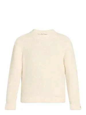 GOD'S TRUE CASHMERE Cloud Boucle Cashmere Sweater Amethyst