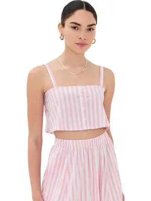 LE BOP Martha Top - Pink Stripe