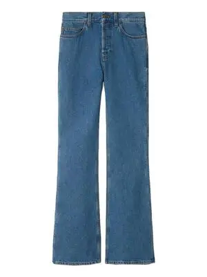 Burberry High-rise Bootcut Jeans - Mid Blue