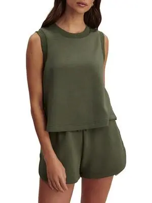 Varley Shea Crop Tank Thyme