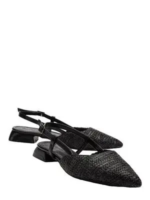 PROLOGUE SHOES Riley Woven Slingback Flats