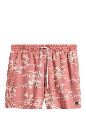 BILLABONG Layback Swim Trunks Dusty Rose
