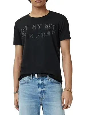 John Varvatos Lost My Sould Graphic T-shirt - Black