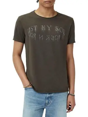 John Varvatos Lost My Sould Graphic T-shirt - Mushroom