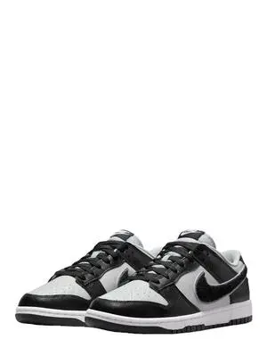 Nike Dunk Low Top Sneakers - Grey Fog/black/wolf Grey