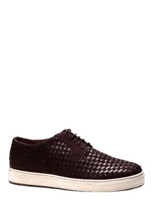 CARLOS BY CARLOS SANTANA Orbit Weave Sneaker - Brown Suede