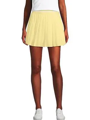 LANDS' END Pleated Skort Pale Yellow
