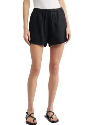 Rails Jenner Linen Drawstring Shorts - Black
